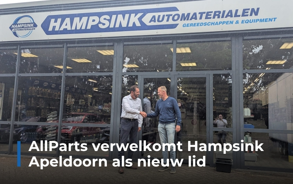 AllParts verwelkomt Hampsink Apeldoorn als nieuw lid | AllParts